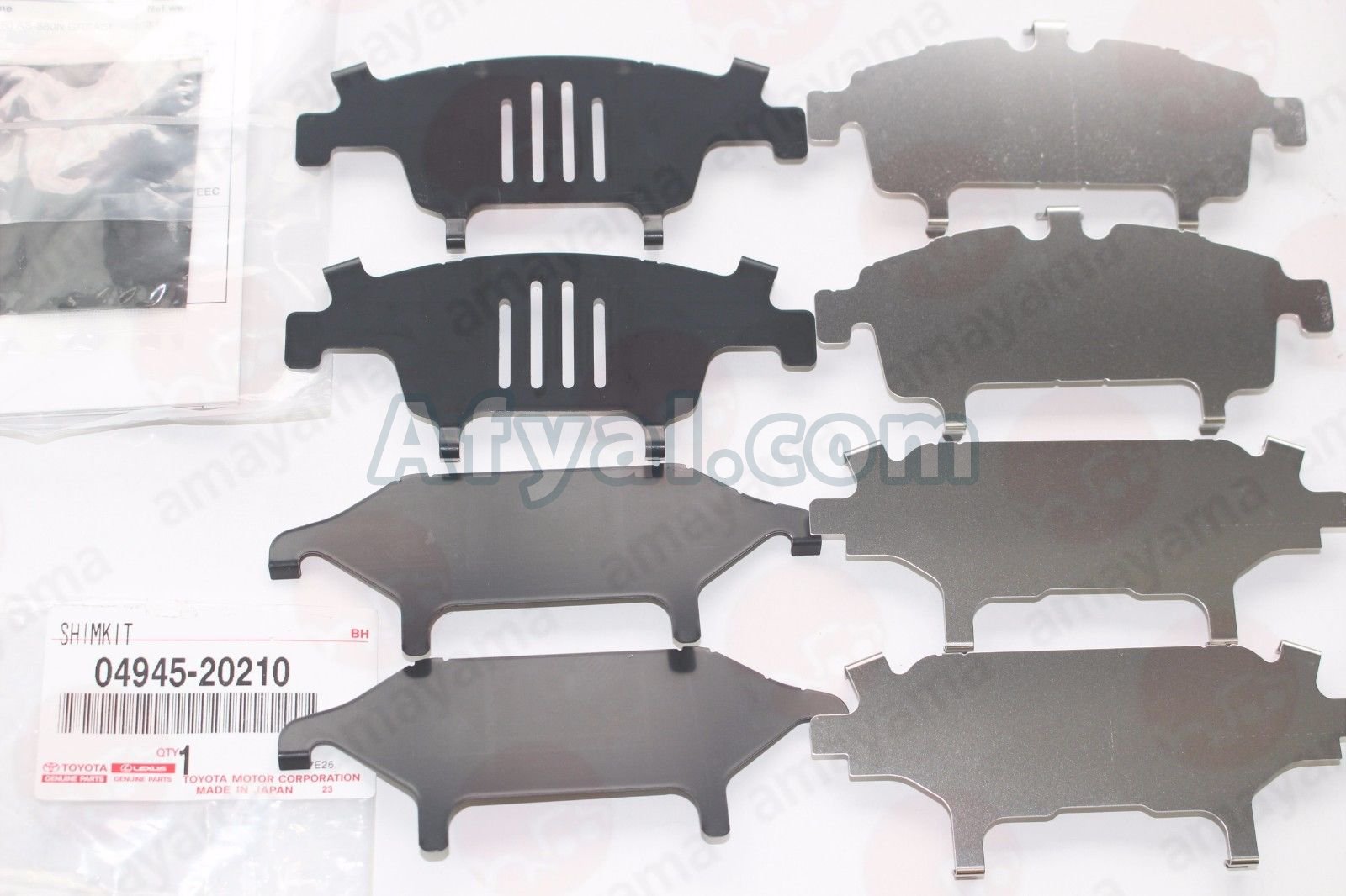 0494520210 | SHIM KIT, BRAKE DISC Toyota # 04945-20210